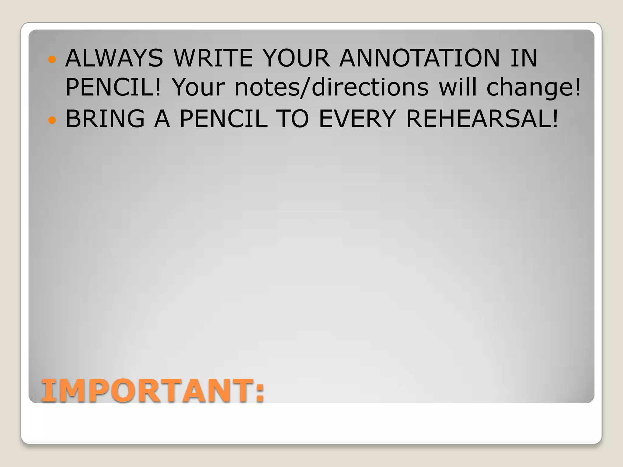 Script Annotation | PPTX