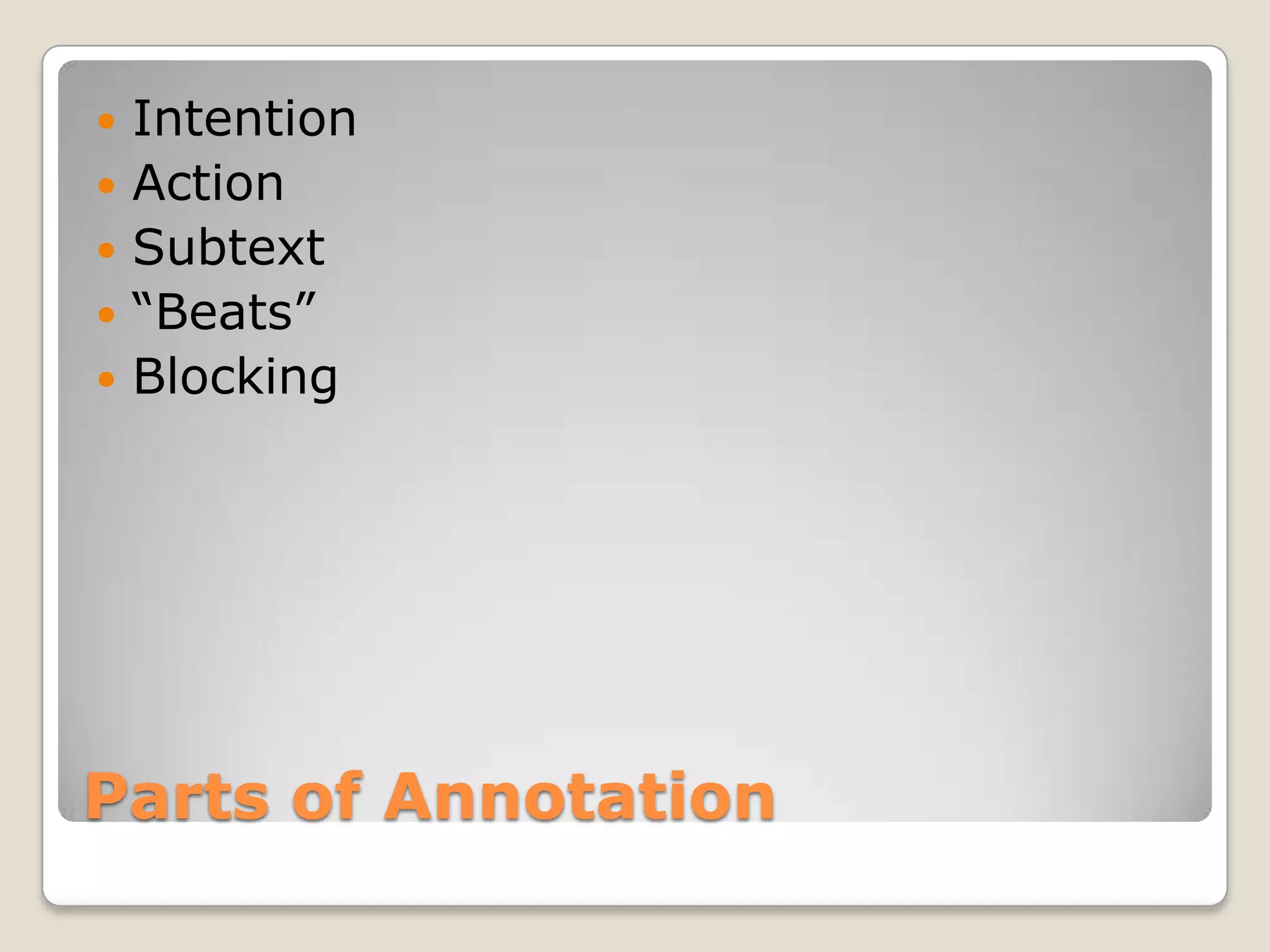 Script Annotation | PPTX