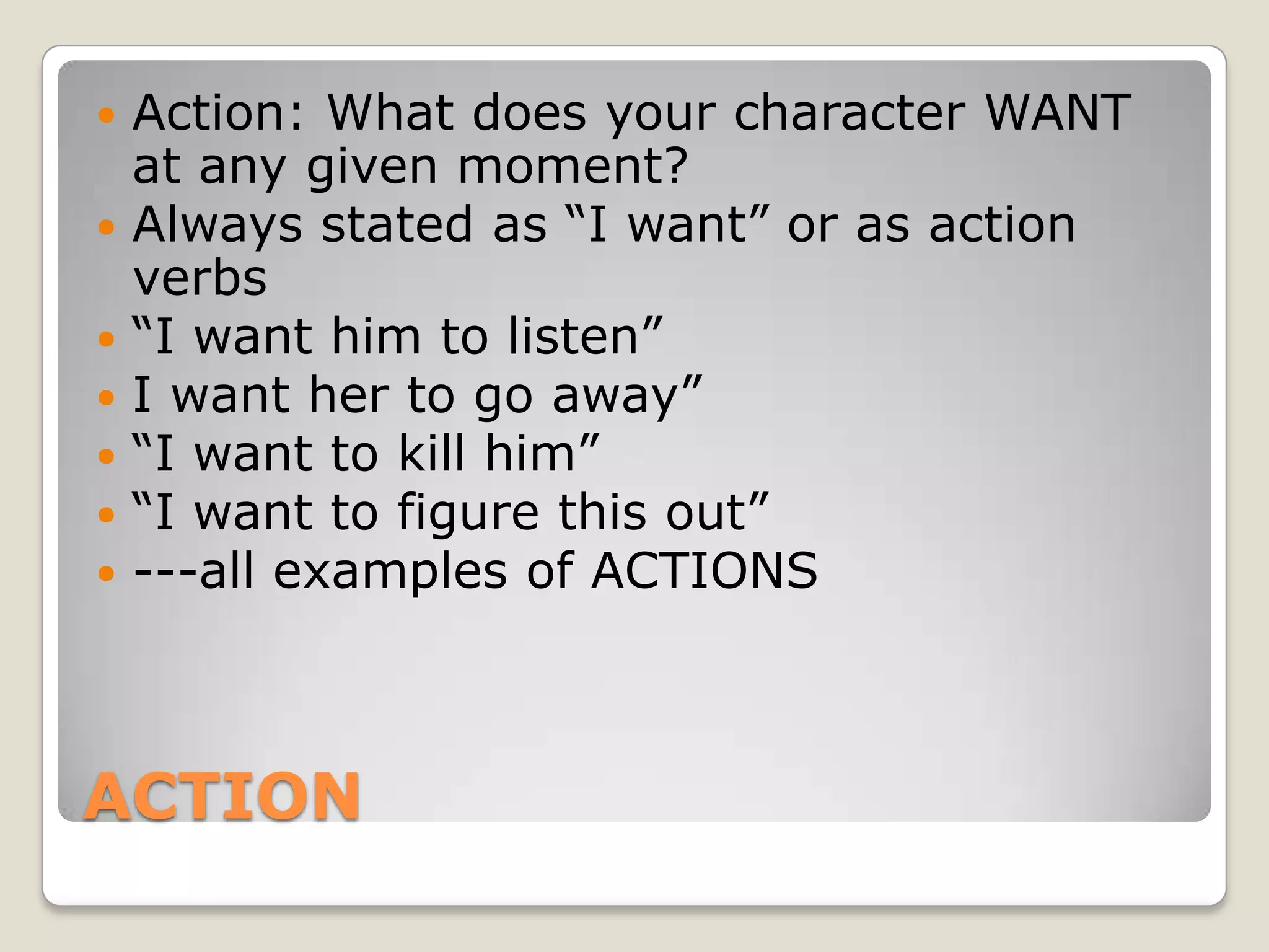 Script Annotation | PPTX | Screenwriting | Content Production