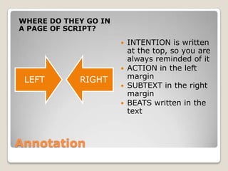Script Annotation | PPTX