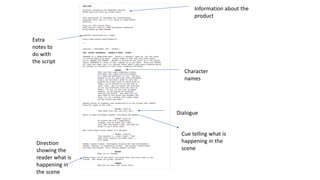 Script annotations unit 22 | PPT
