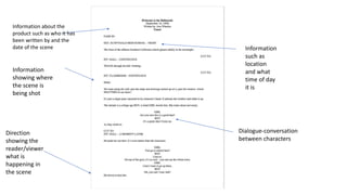 Script annotations unit 22 | PPT