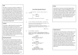 Script analysis | DOCX