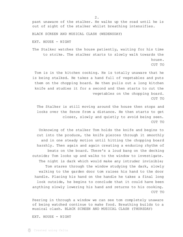 Script a silent night in (2).pdf final draft | PDF