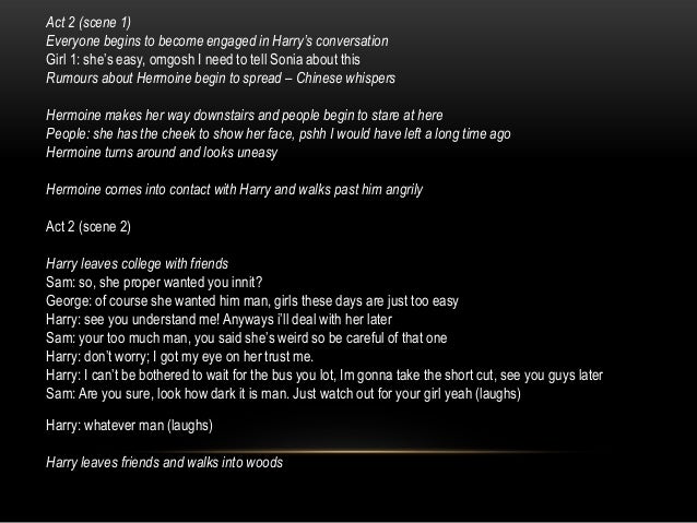 Script 'boy who cried wolf'