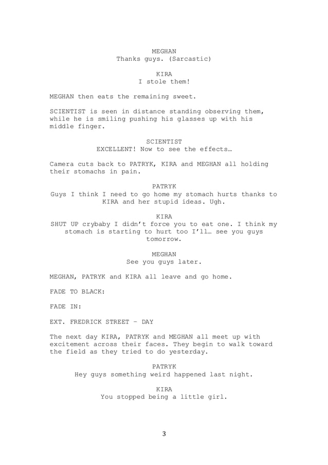 Script by josh final | PDF