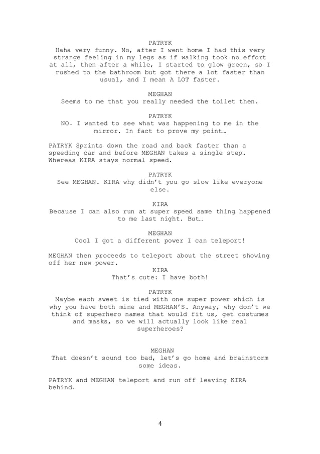 Script by josh final | PDF