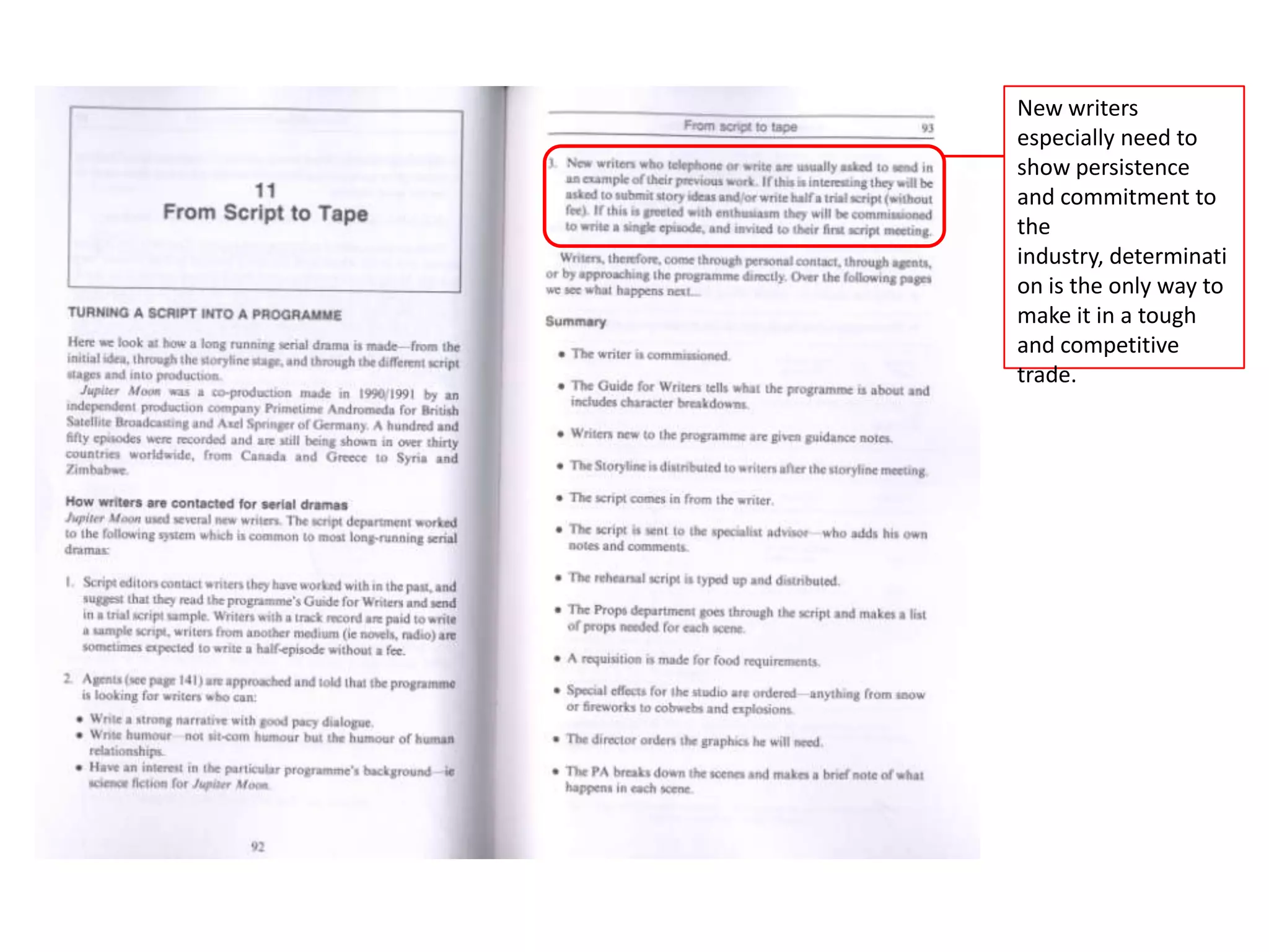 Script commissioning presentation | PPTX