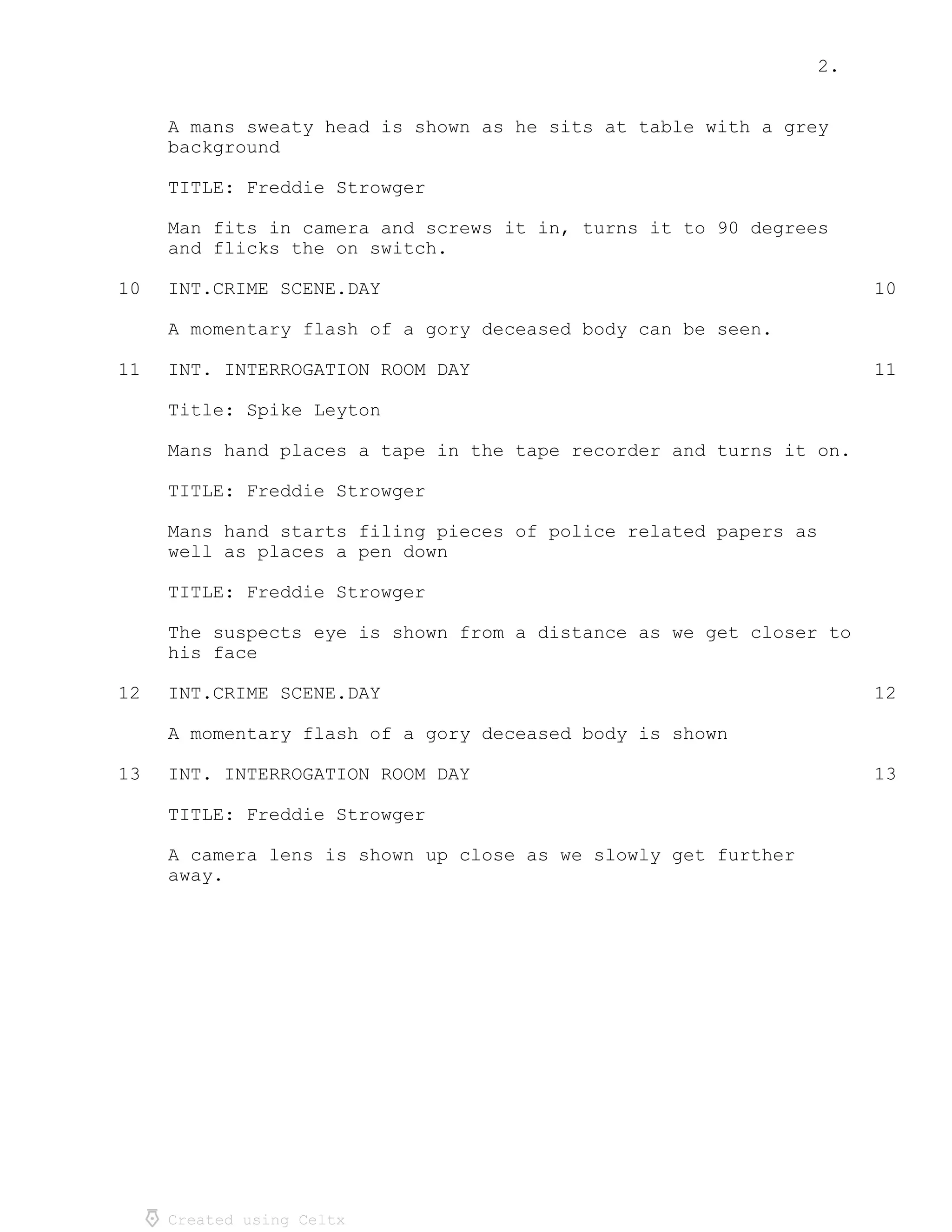 conspiracy | PDF | Screenwriting | Content Production