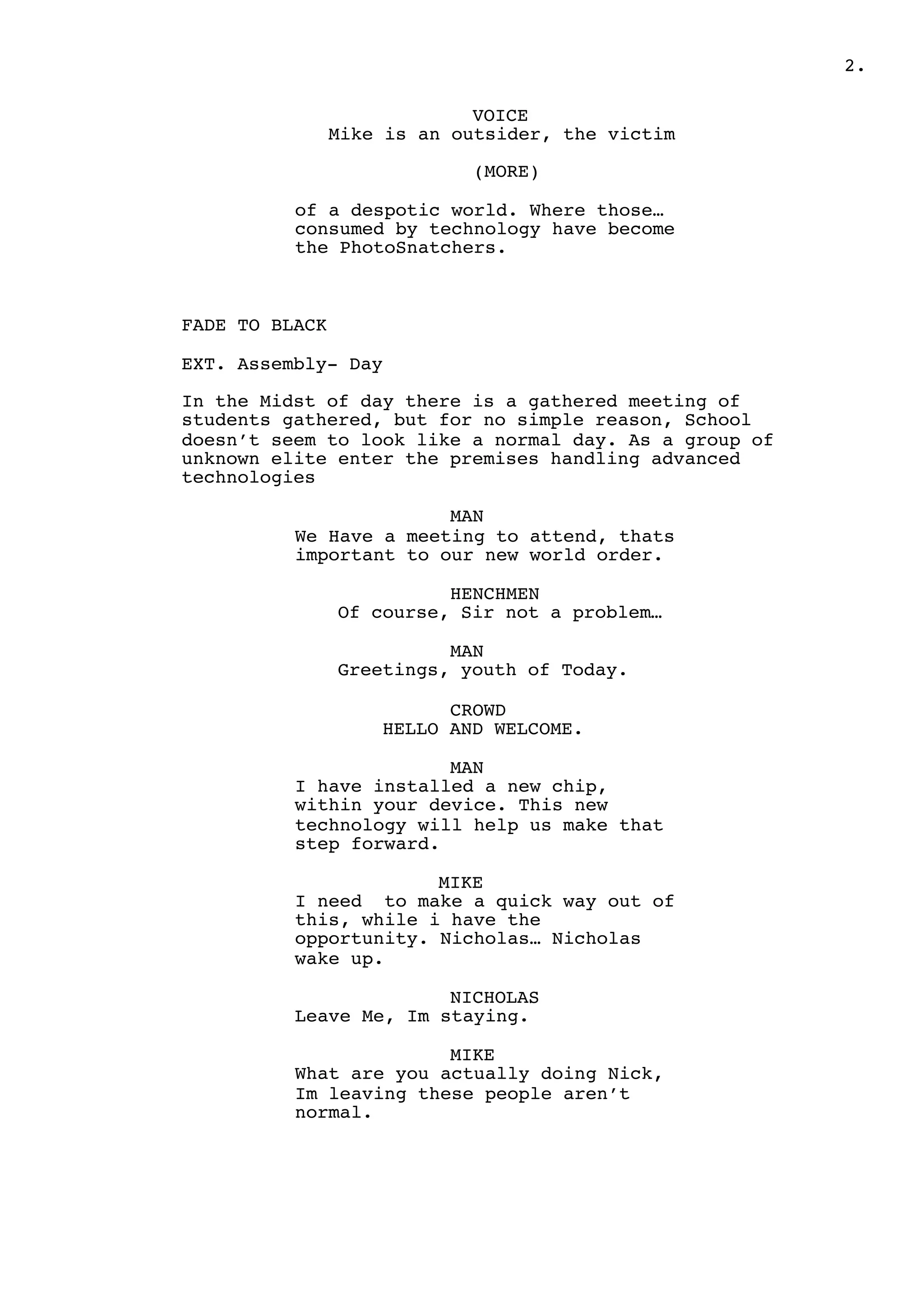 Script consumed final | PDF