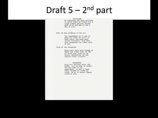 Script, Shot List, Costume & Storyboard | PPT