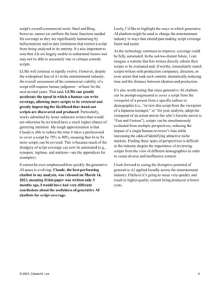 Script Coverage Transformed: Leveraging the Disruptive Potential of ...