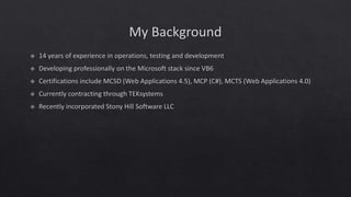 ScriptCS For Business and Pleasure | PPT | Free Download