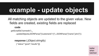 VBA API for scriptDB primer | PPT