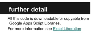 VBA API for scriptDB primer | PPT