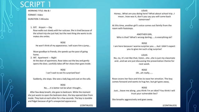 Script Development | PPT