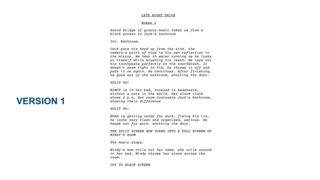Opening Sequence Script Development Ppt
