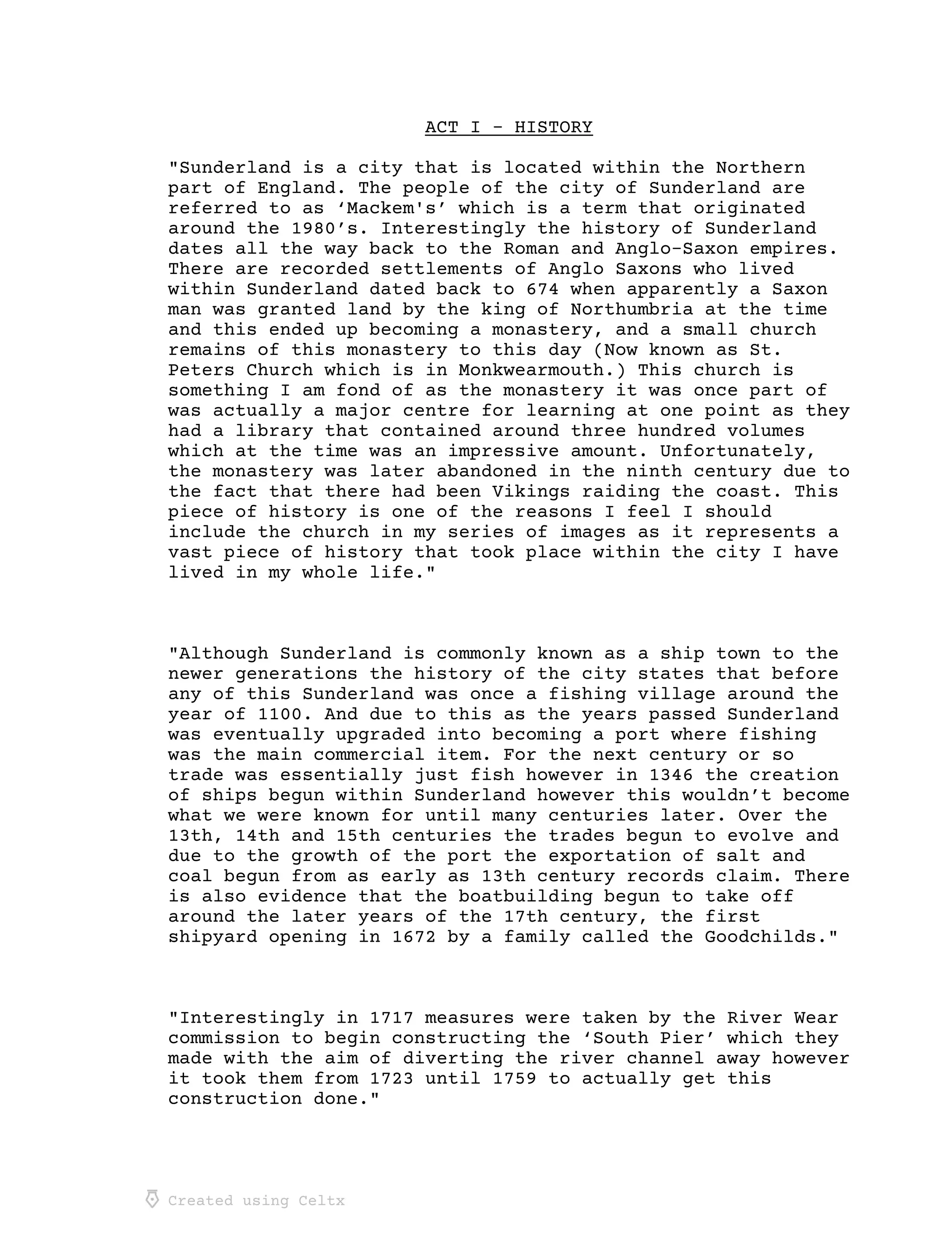 Script Documentary Pdf