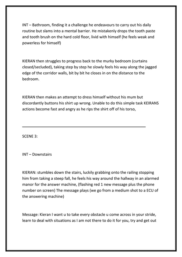 Script draft 1 | PDF