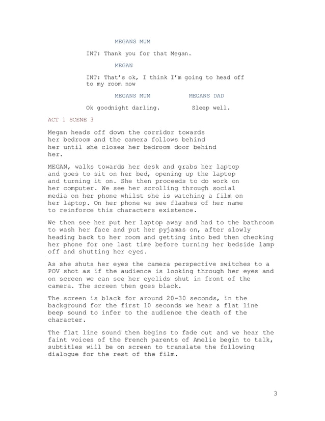 Script draft 1 | PDF