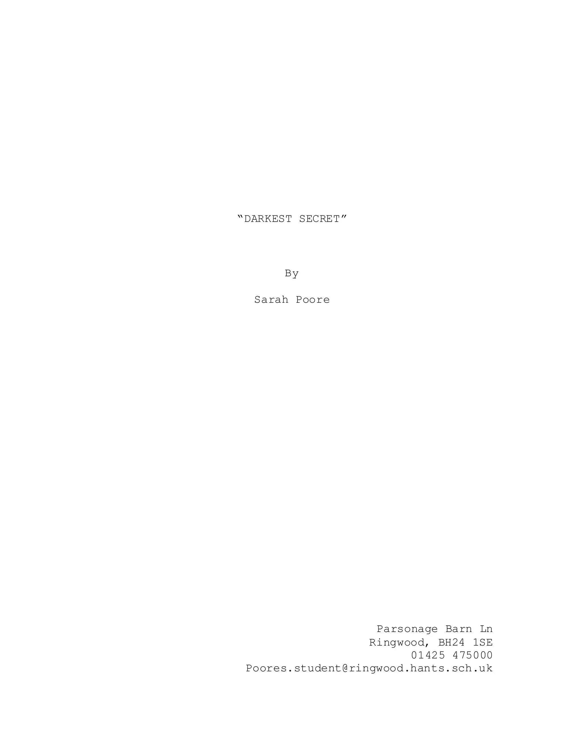 Script draft 2 | PDF