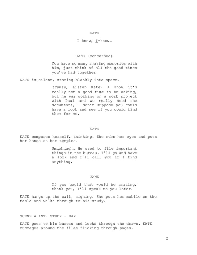 Script draft 2 | PDF