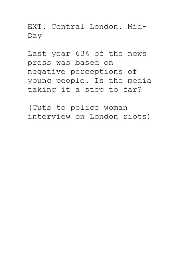 Script draft 3 | DOCX