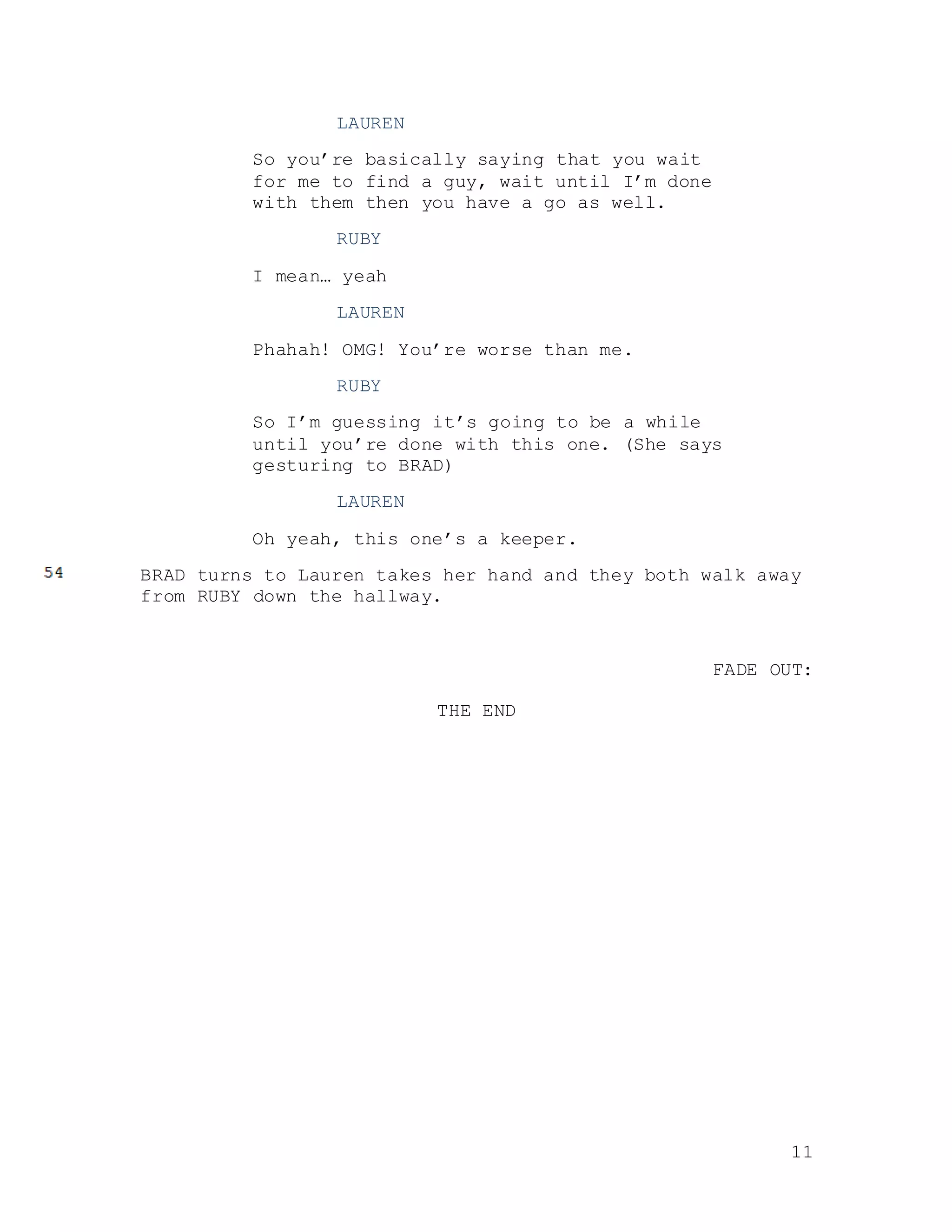 Script draft 3 | PDF