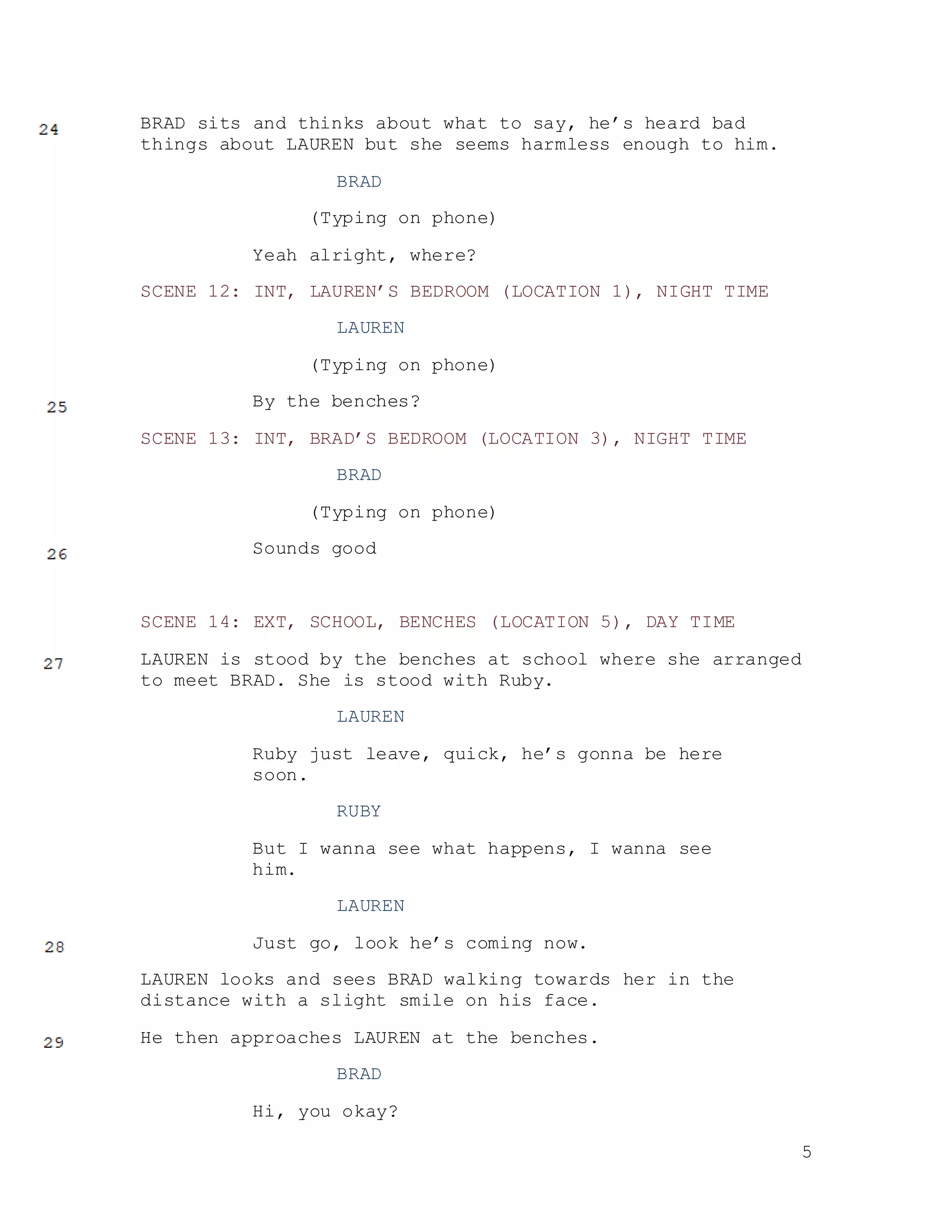 Script draft 3 | PDF