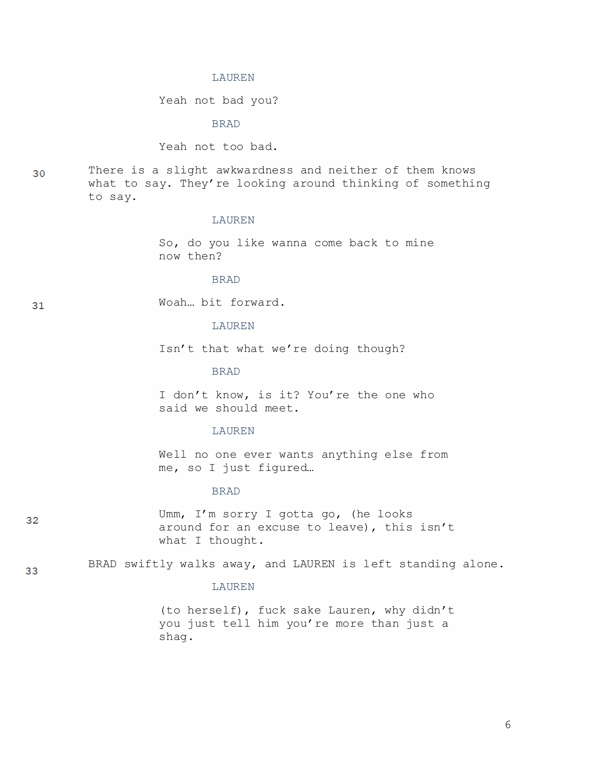 Script draft 3 | PDF