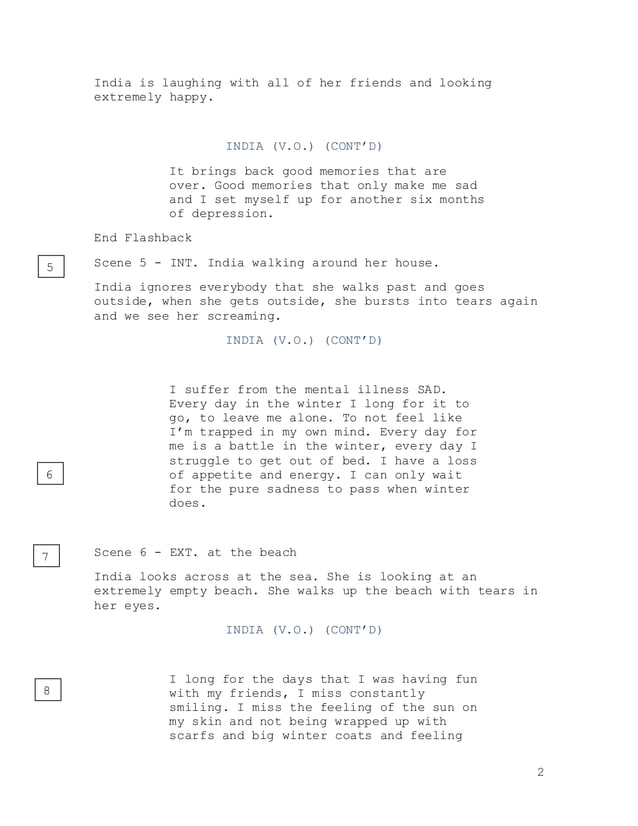 Script draft final submission | DOCX