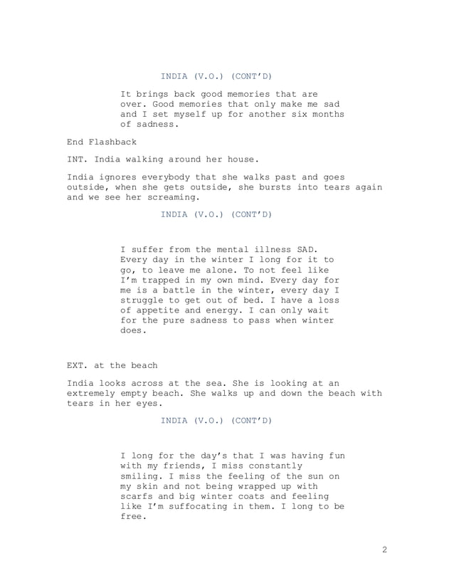 Script draft one | PDF