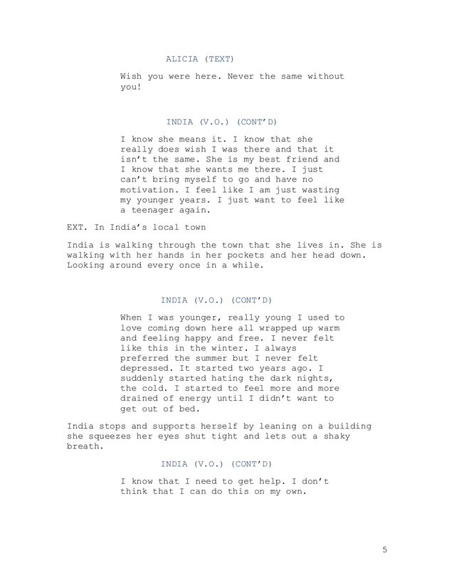 Script draft one | PDF