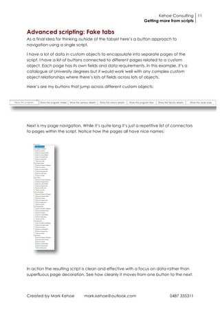 Scripted navigation ideas for Oracle Service Cloud | PDF