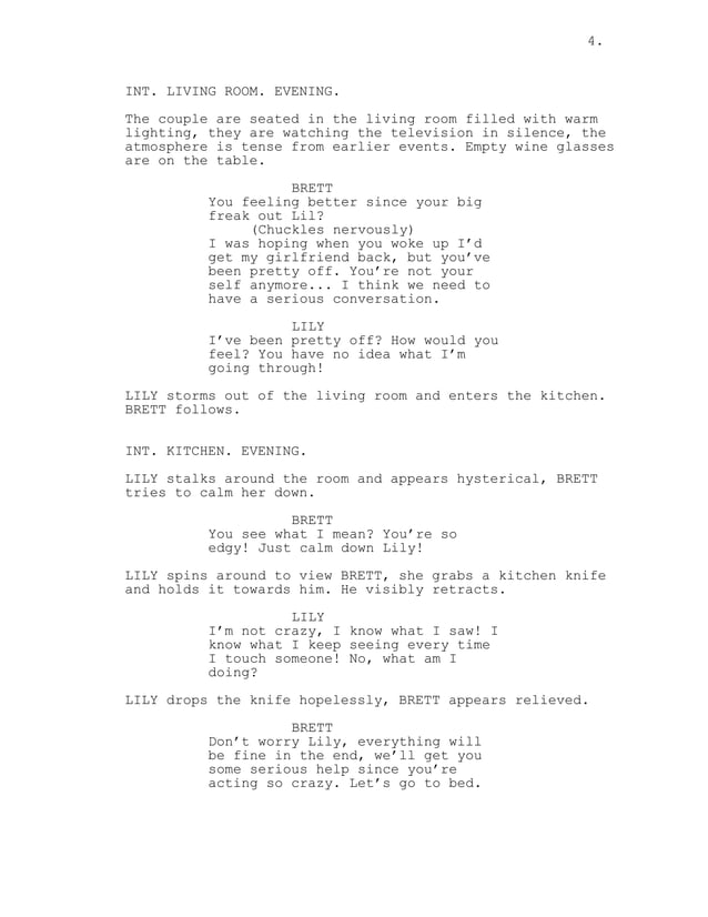 Script Ending 1: Lily. | PDF | First Aid | Injuries