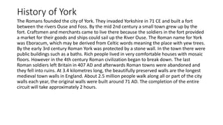 Script facts | PPTX | Historic Site and Landmark Tours | Attractions