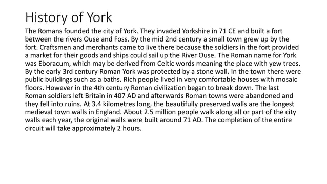 Script facts | PPTX | Historic Site and Landmark Tours | Attractions