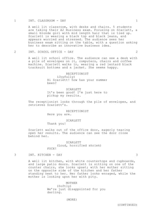 Script failiure Fiona and Octavia | PDF