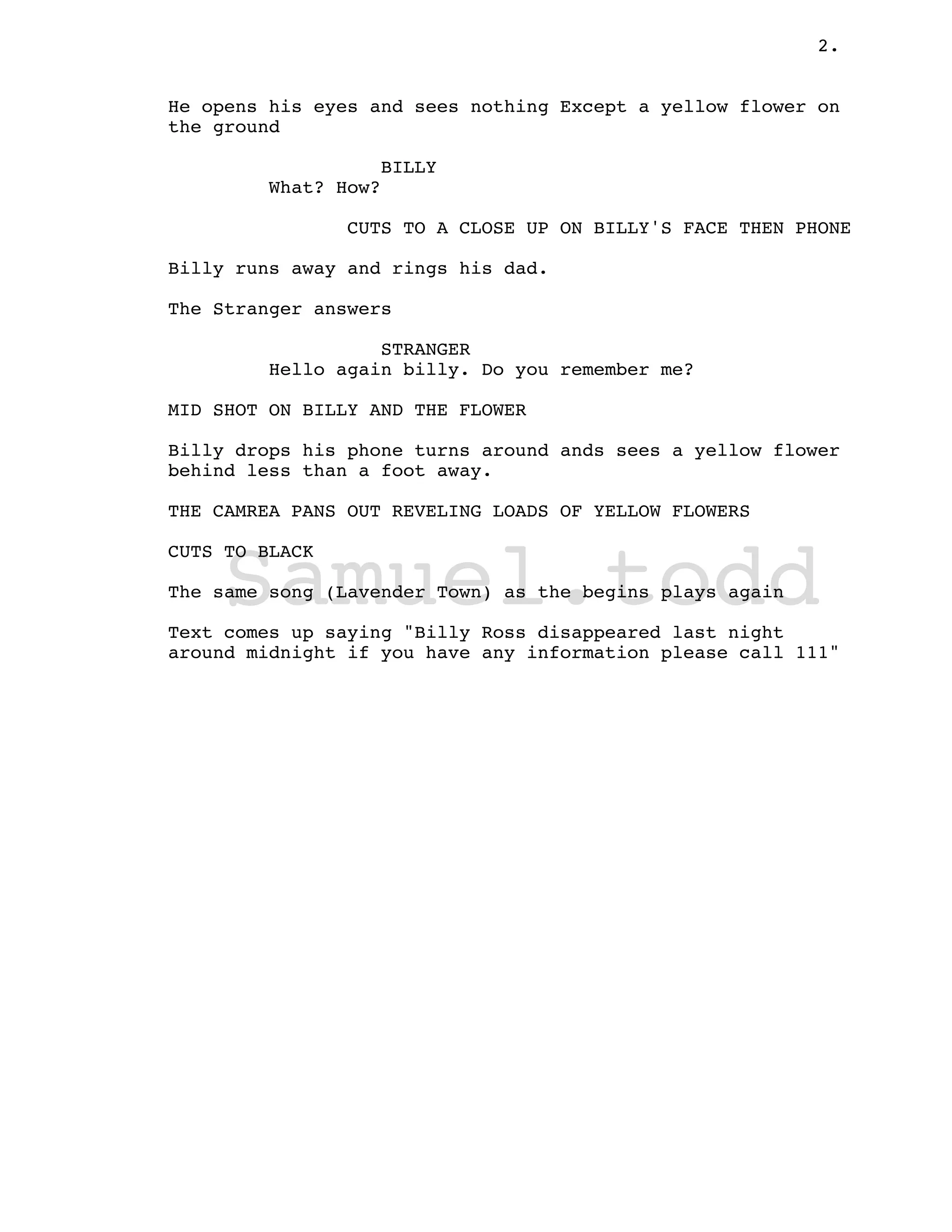Script film | PDF | Horror | Genres