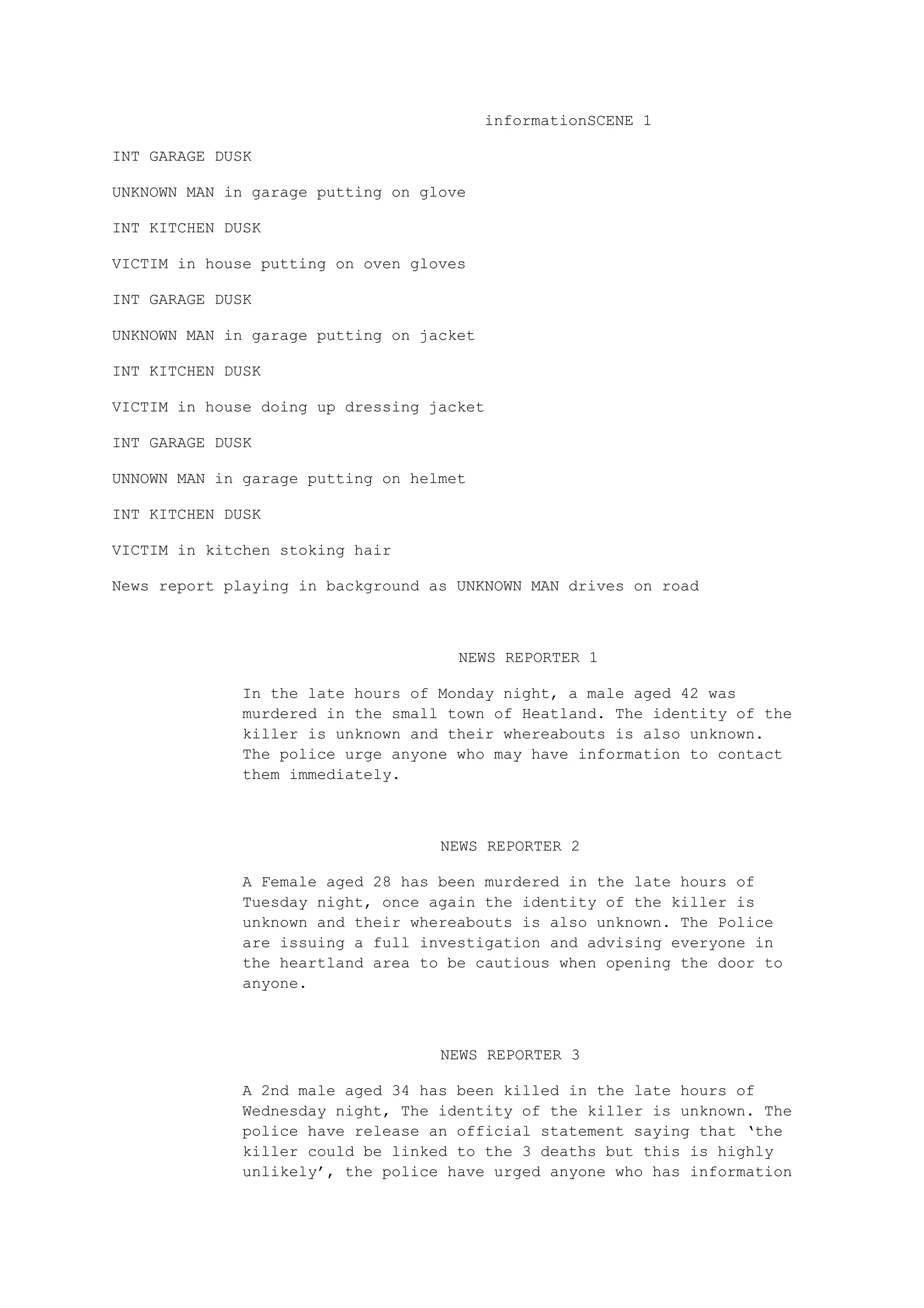 Film Opening SCRIPT | PDF