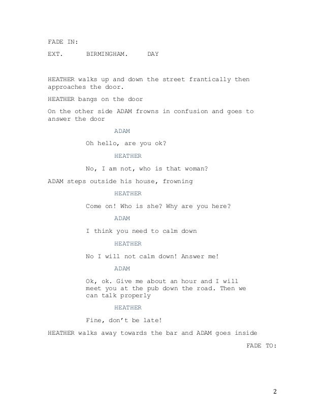 Final script