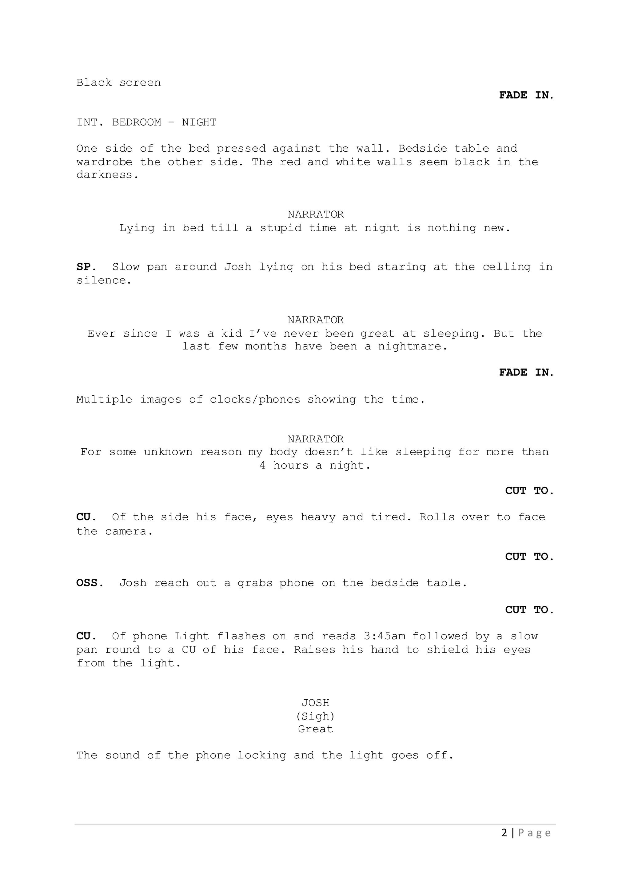 Script final draft | DOCX