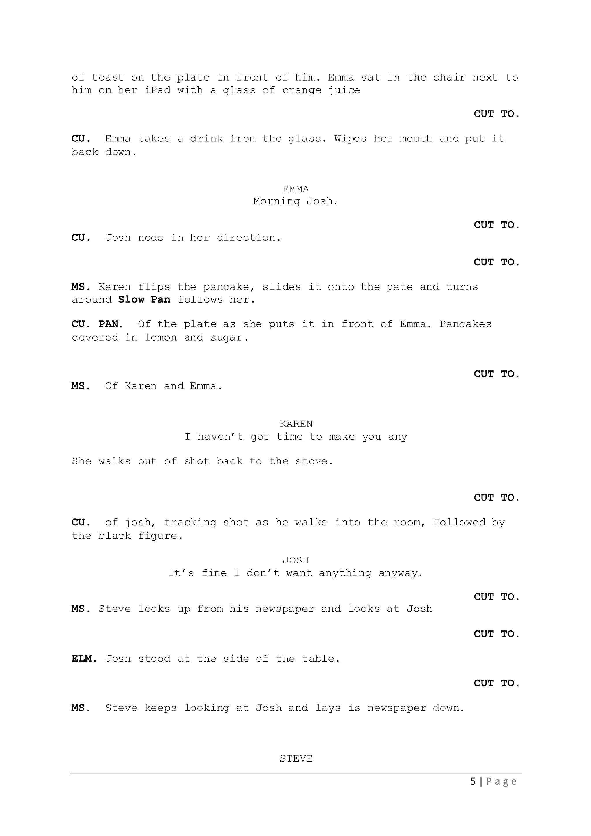 Script final draft | DOCX