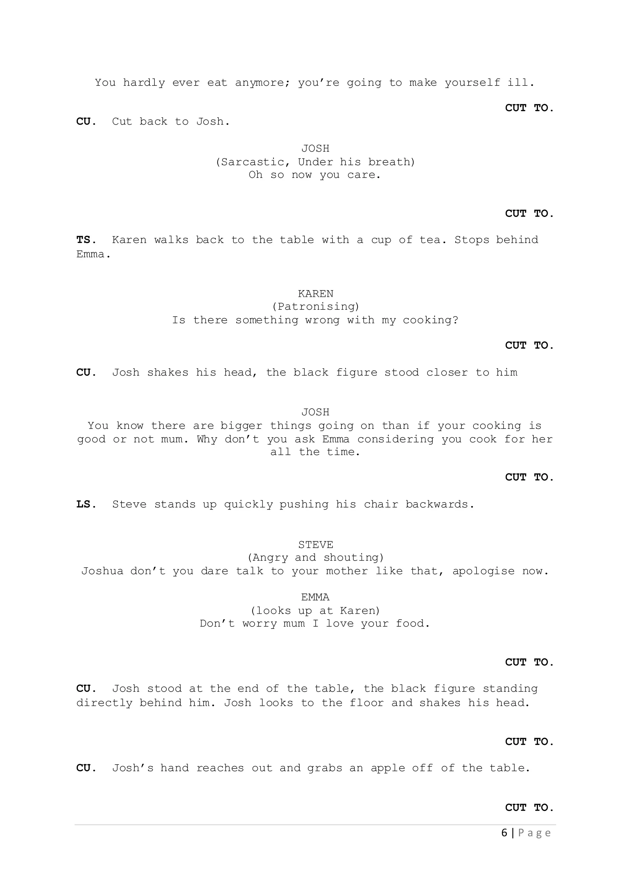 Script final draft | PDF
