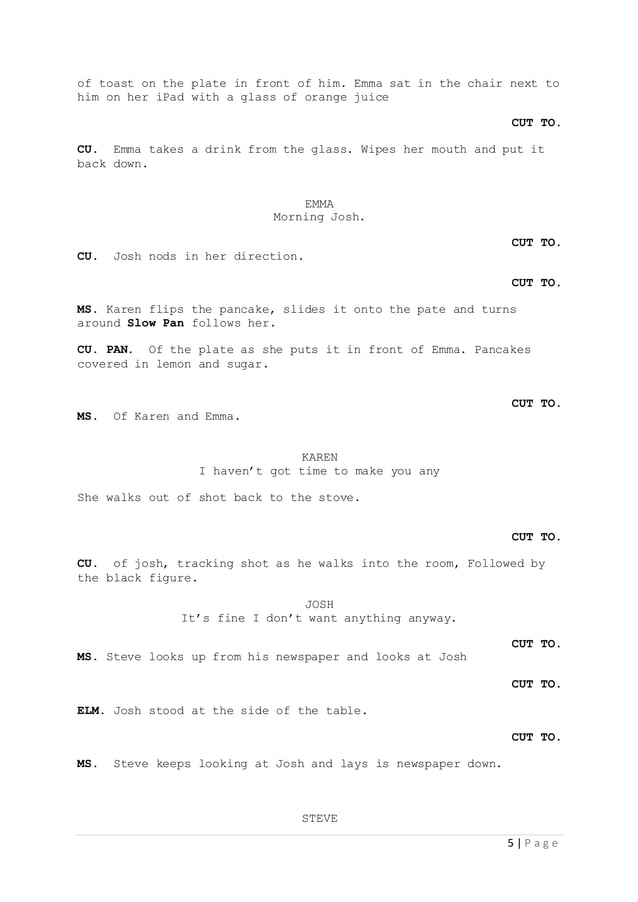 Script final draft | PDF