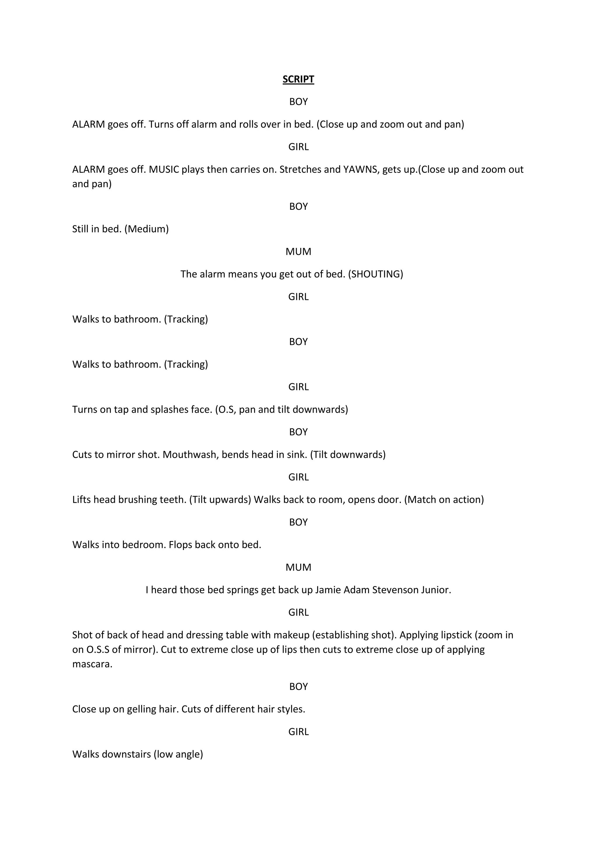 Script final task | PDF