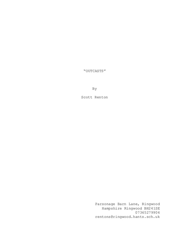 Script first draft 2 | PDF