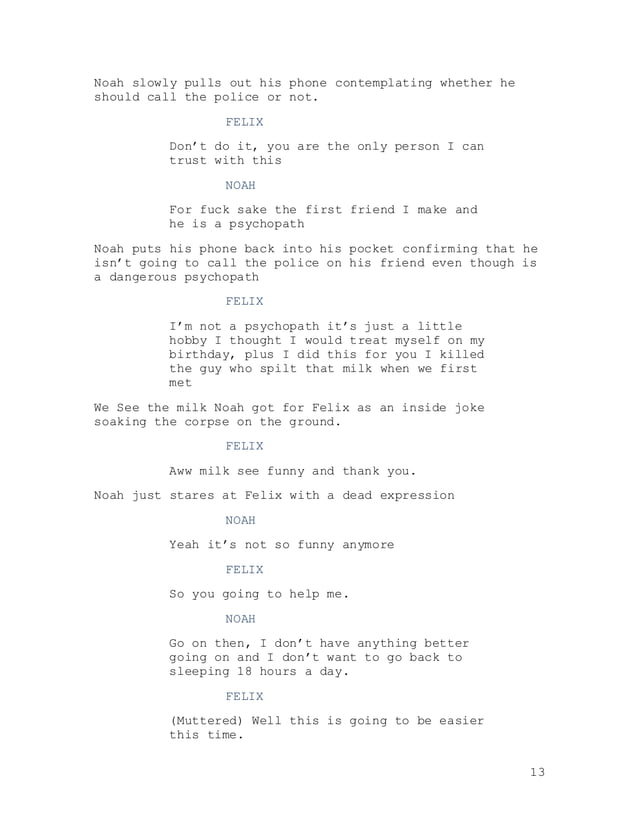 Script first draft 2 | PDF