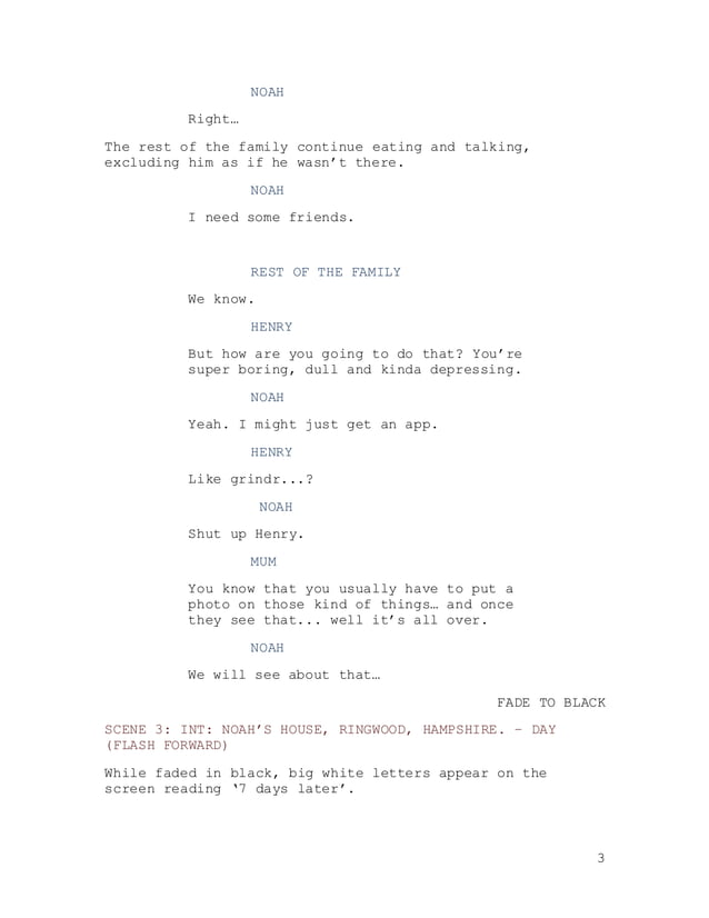 Script first draft 2 | PDF