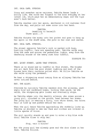 Keepsake second draft script | DOCX